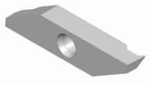 091RF Front Axial Grooving Insert with Radius On iSwiss Corporation