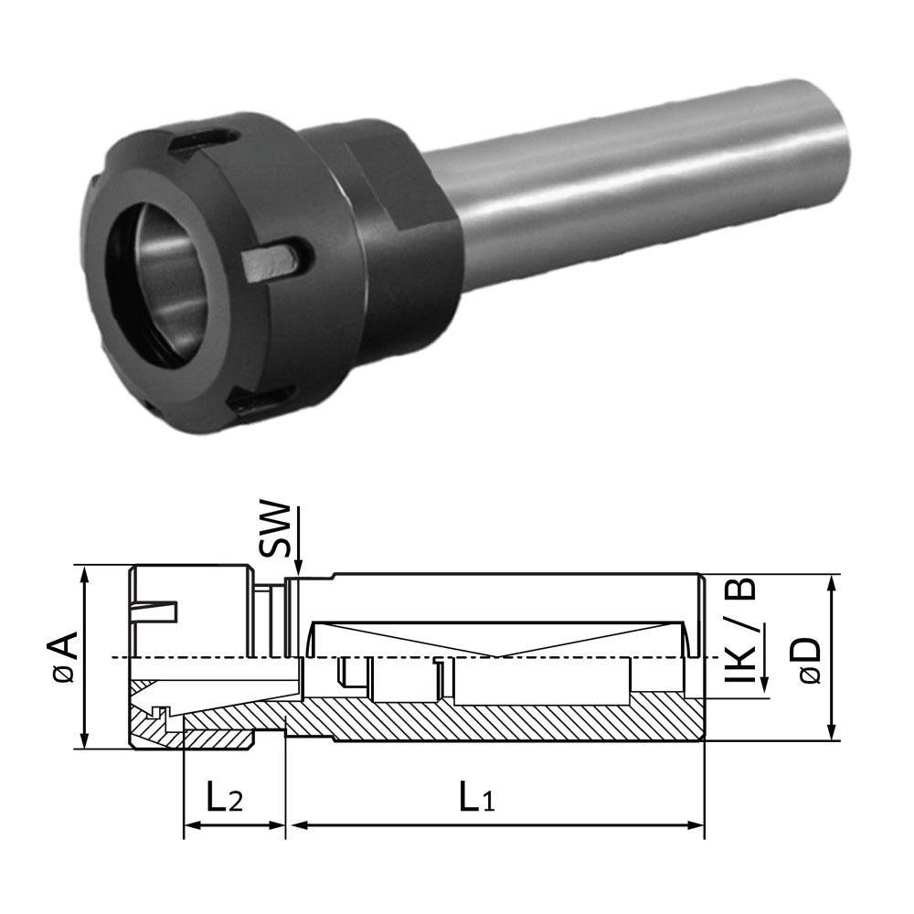 Item # EU3240130FL, ER-COLLET HOLDER UM/ER32 On iSwiss Corporation